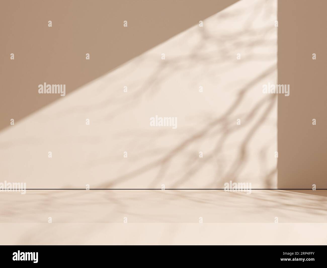 Simple product backdrop with shadow for product presentation. natural ...