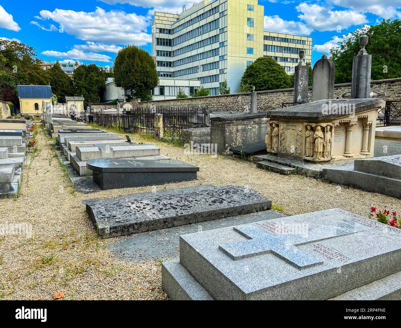 Paris, France, Scenic Views of the Picpus Historical Cemetery, Tombs of ...