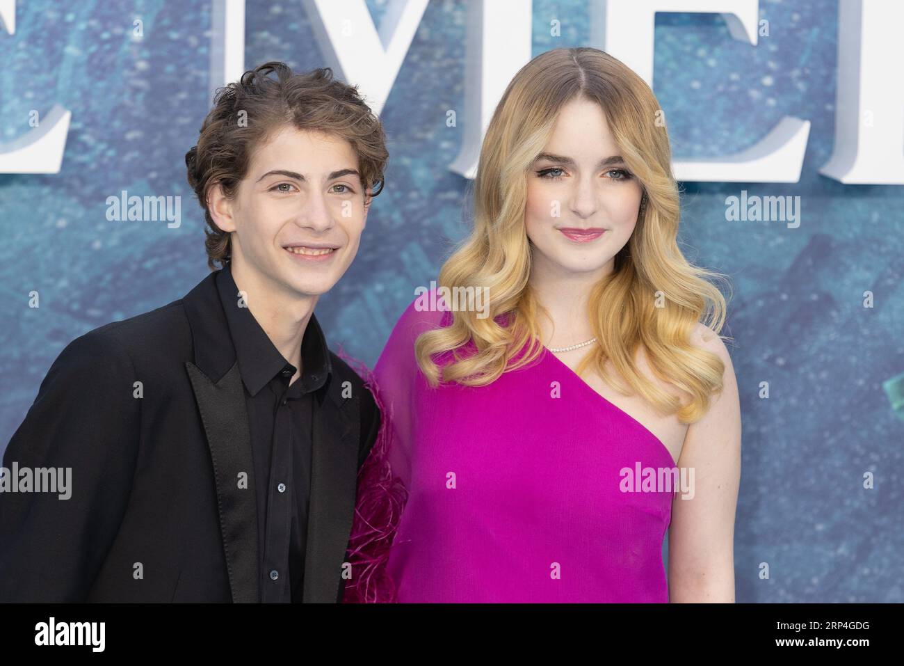 London, UK. 15 May, 2023. (L-R) Jacob Tremblay and McKenna Grace attend ...