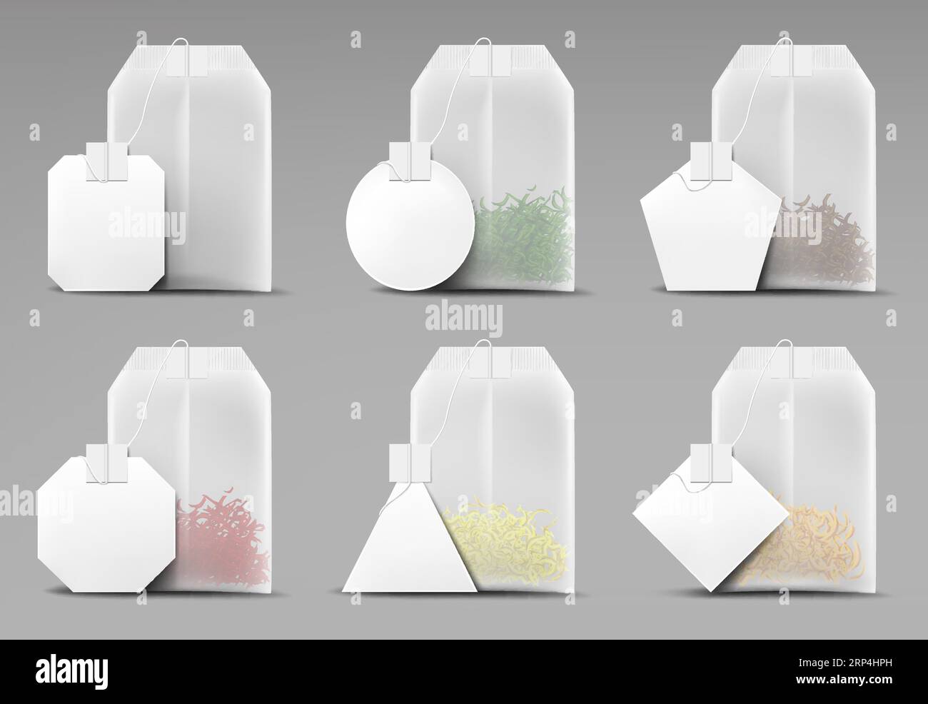 Tea bags Stock Vector Images - Alamy