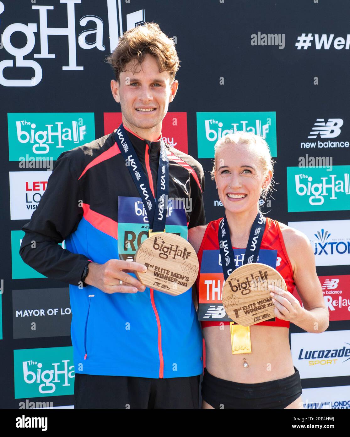 London, UK. 03rd Sep, 2023. Jack Rowe and Calli Thackery of GB & NI ...