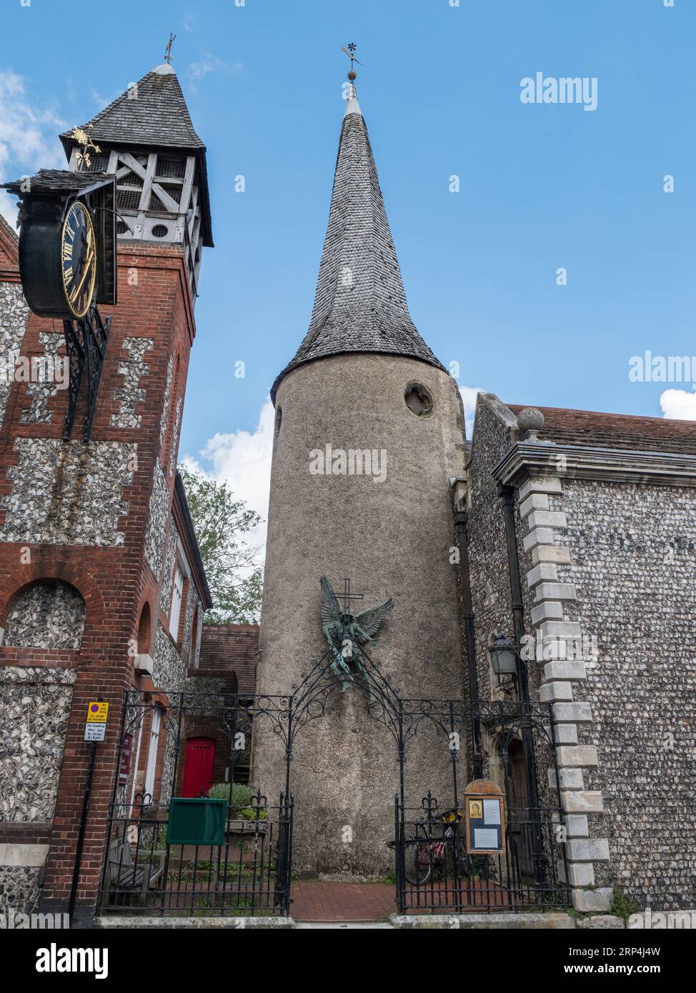 St Michael in Lewes Church, Lewes on the High Street in Lewes, East ...