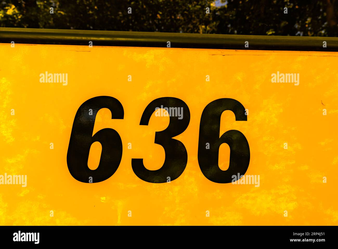 School bus number hi-res stock photography and images - Alamy