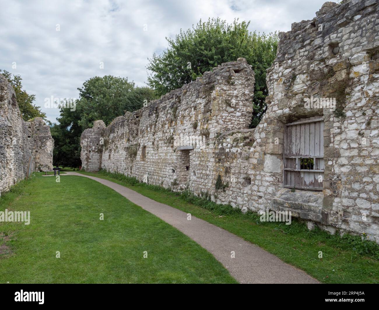 The 12th century Monk's Toilet Block, Lewes Priory (The Priory of St Pancras), the first Cluniac ...