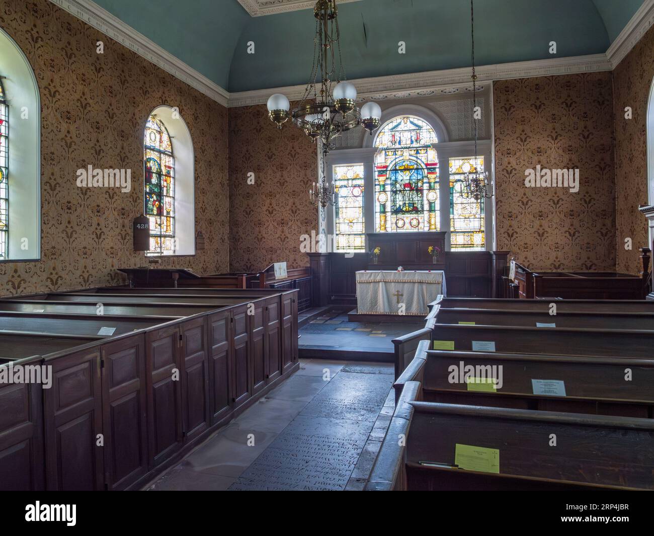 View inside the Church of St Mary the Virgin, a Grade II* listed ...