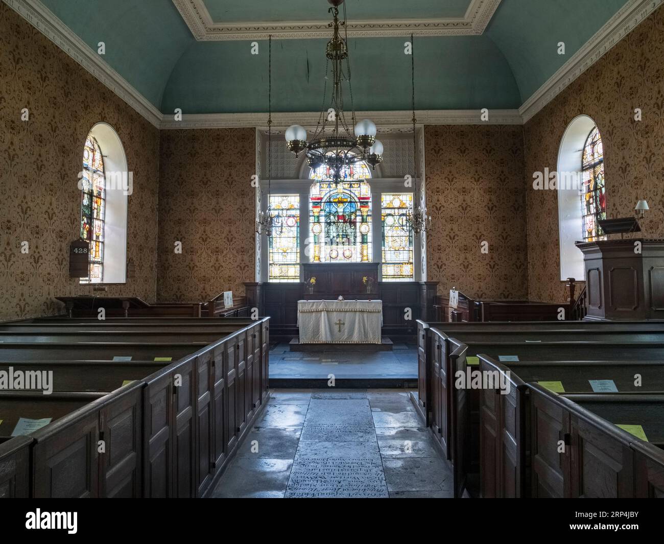 View inside the Church of St Mary the Virgin, a Grade II* listed ...