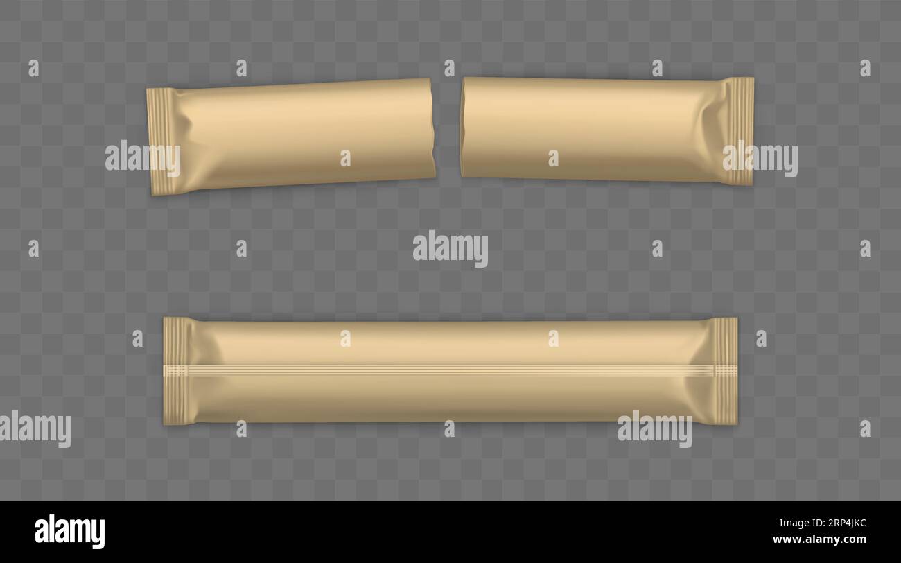 Instant coffee sachets Stock Vector Images - Alamy