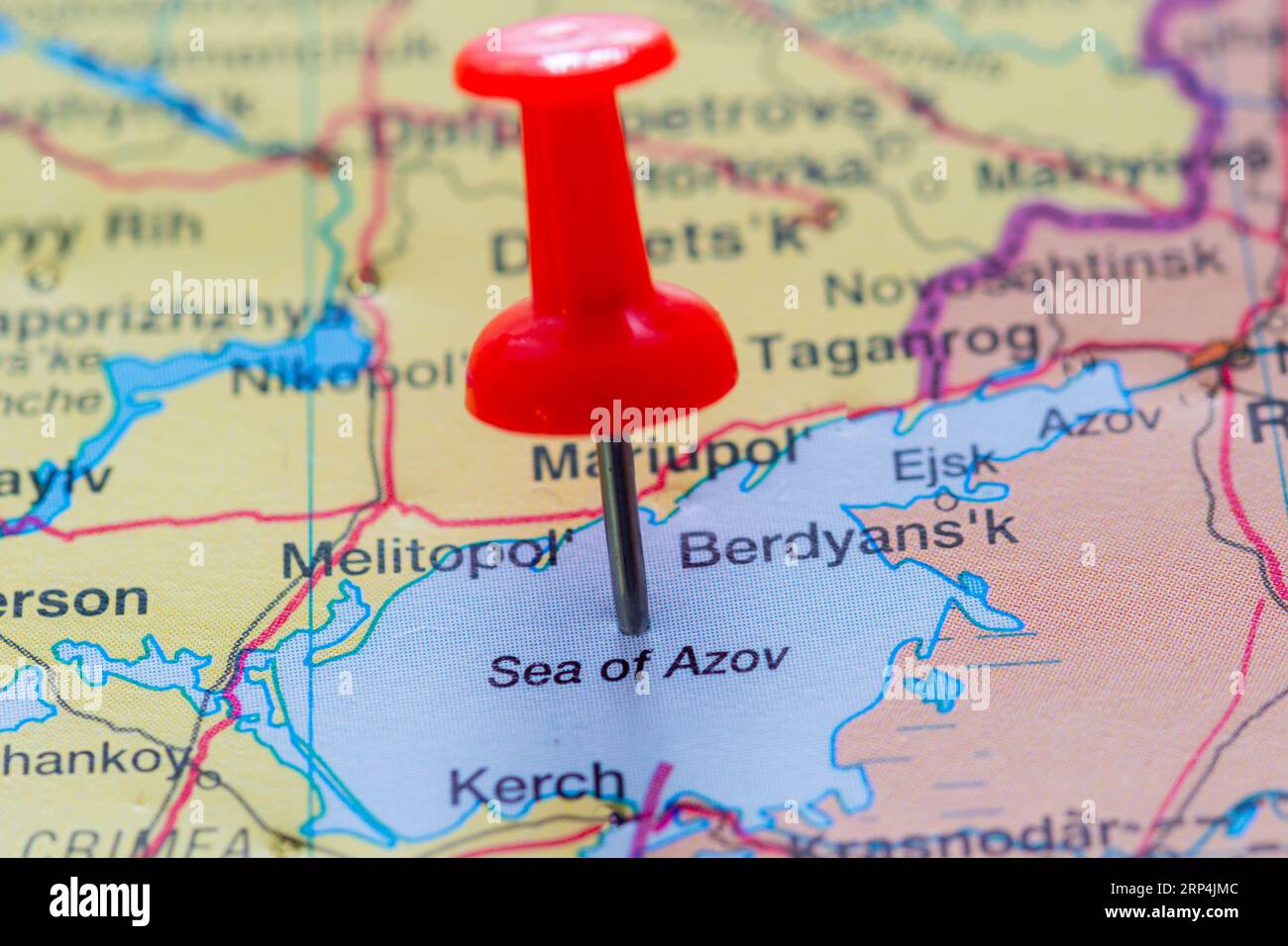 Sea of azov map hi-res stock photography and images - Alamy