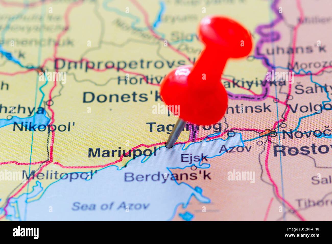 Mariupol map hi-res stock photography and images - Alamy
