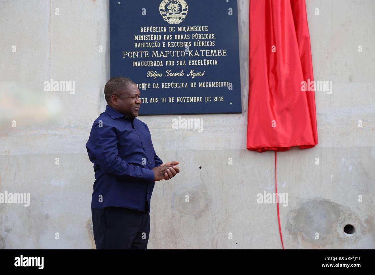 (181110) -- MAPUTO, Nov. 10, 2018 -- President of Mozambique Filipe ...