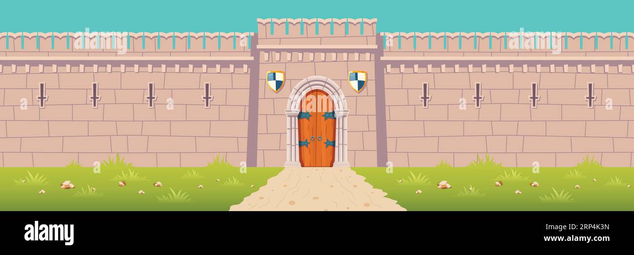 Fortification pathway Stock Vector Images - Alamy