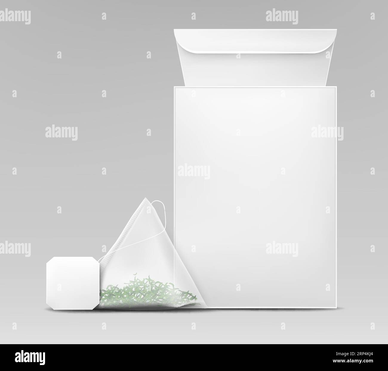 Triangular tea bag Stock Vector Images - Alamy