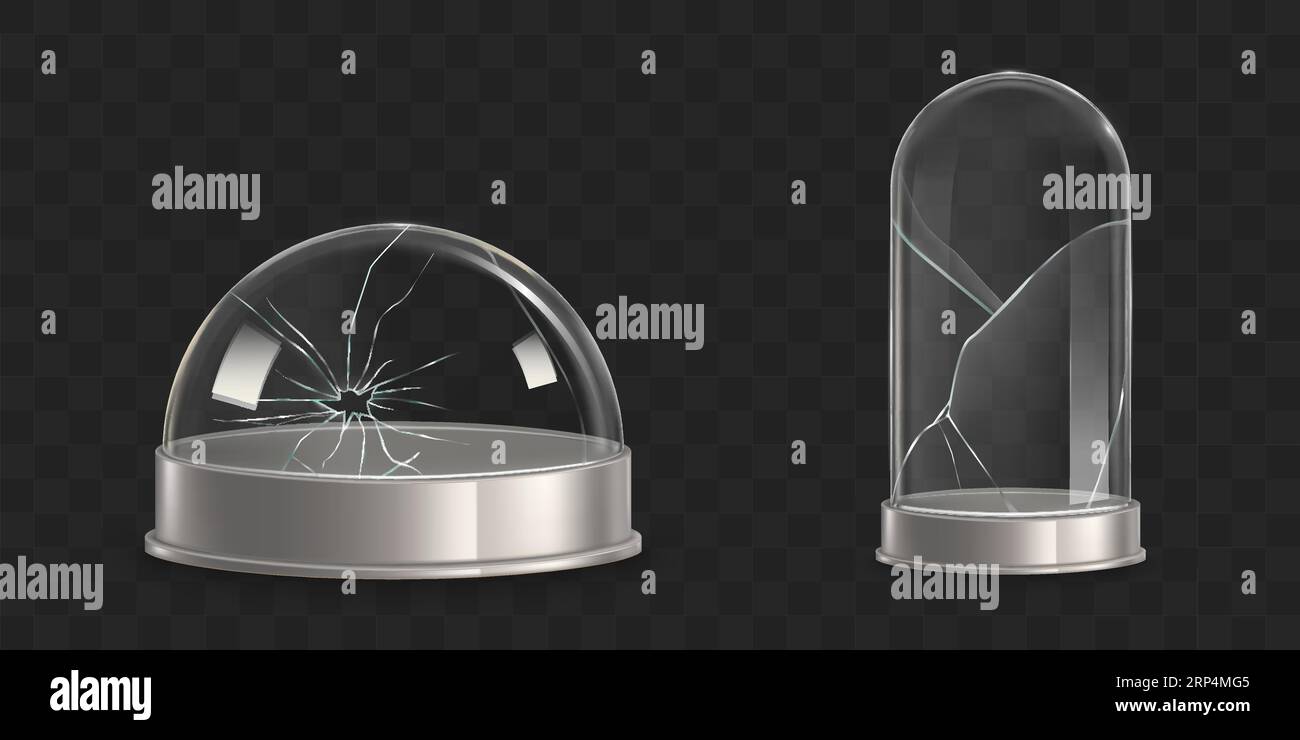 Broken bell jar Stock Vector Images - Alamy