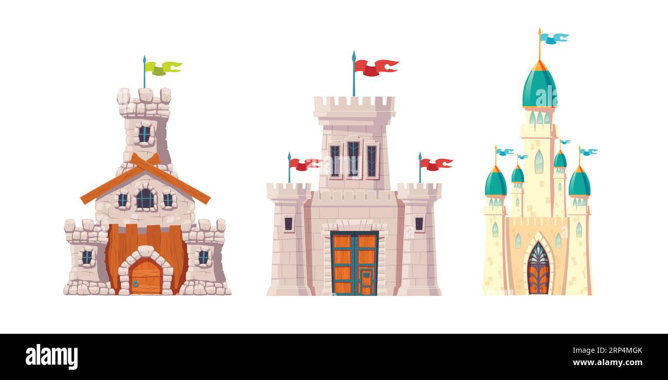 High medieval watchtower Stock Vector Images - Alamy