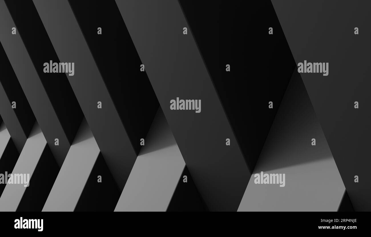 Abstract 3d render, modern geometric background Stock Photo - Alamy