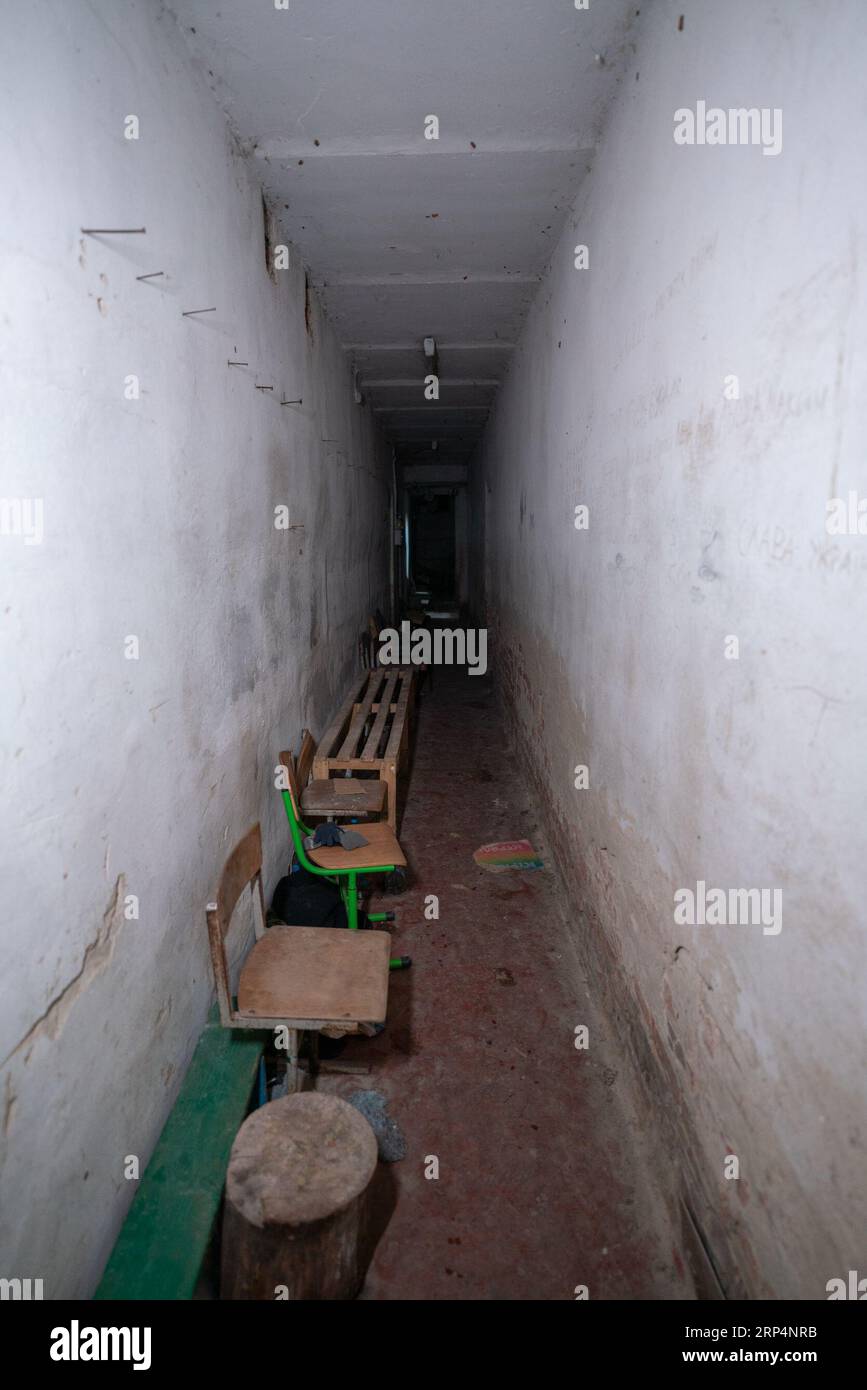 Living conditions in Yahidne school basement where over 360 Ukrainian ...