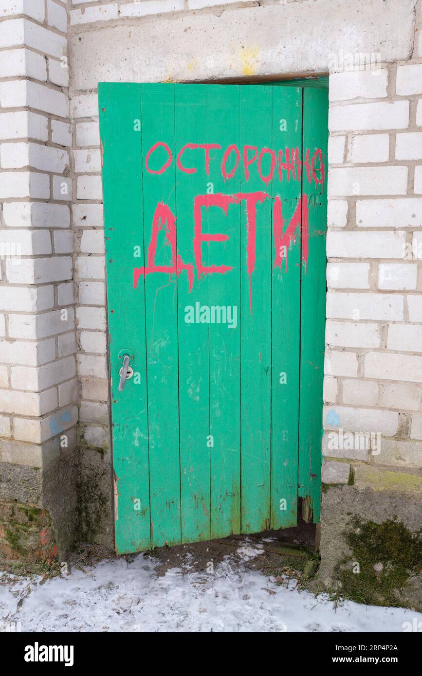Living conditions in Yahidne school basement where over 360 Ukrainian ...