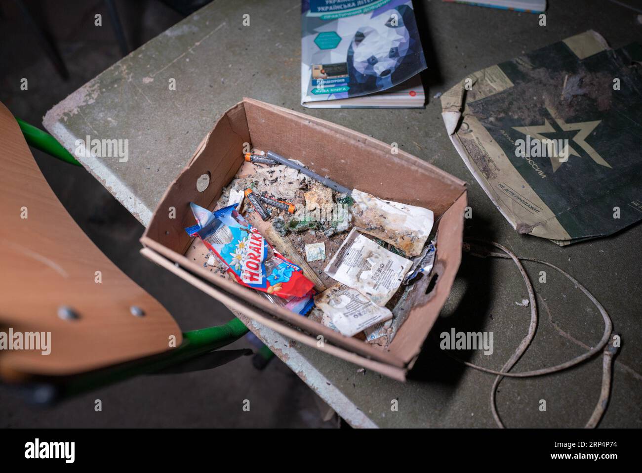 Living conditions in Yahidne school basement where over 360 Ukrainian ...