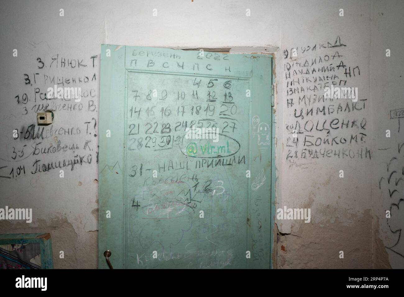 Living conditions in Yahidne school basement where over 360 Ukrainian ...