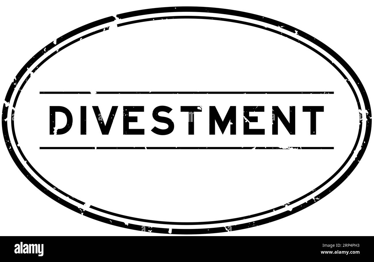 Divestment stamp Black and White Stock Photos & Images - Alamy