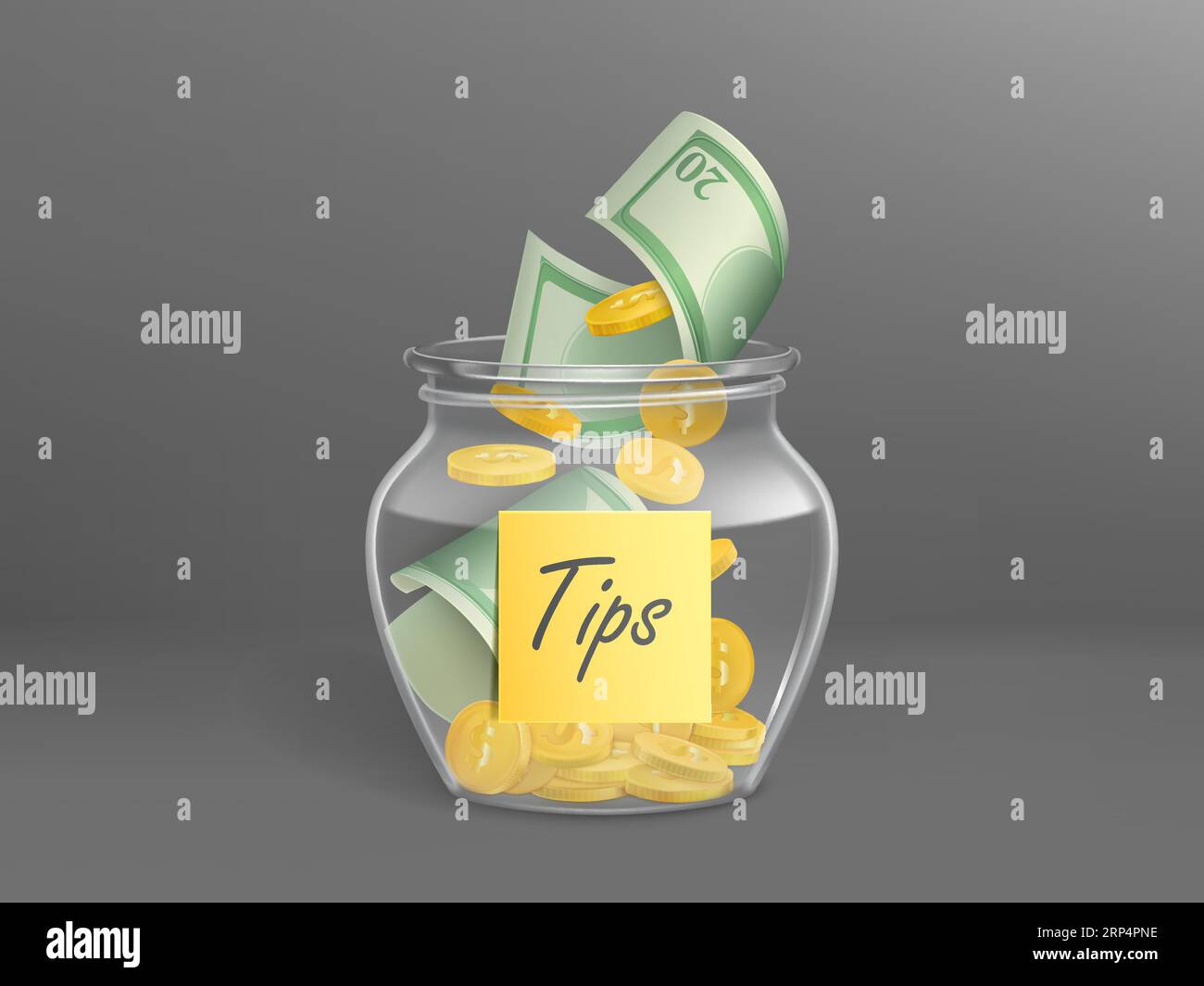 Tips jar euro hi-res stock photography and images - Alamy