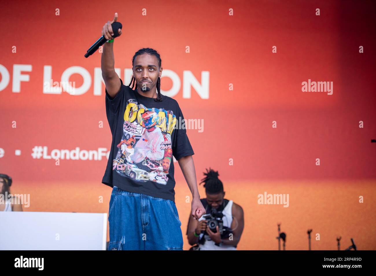 London, UK. 2nd Sep, 2023. DJ performs at the Black on the Square ...