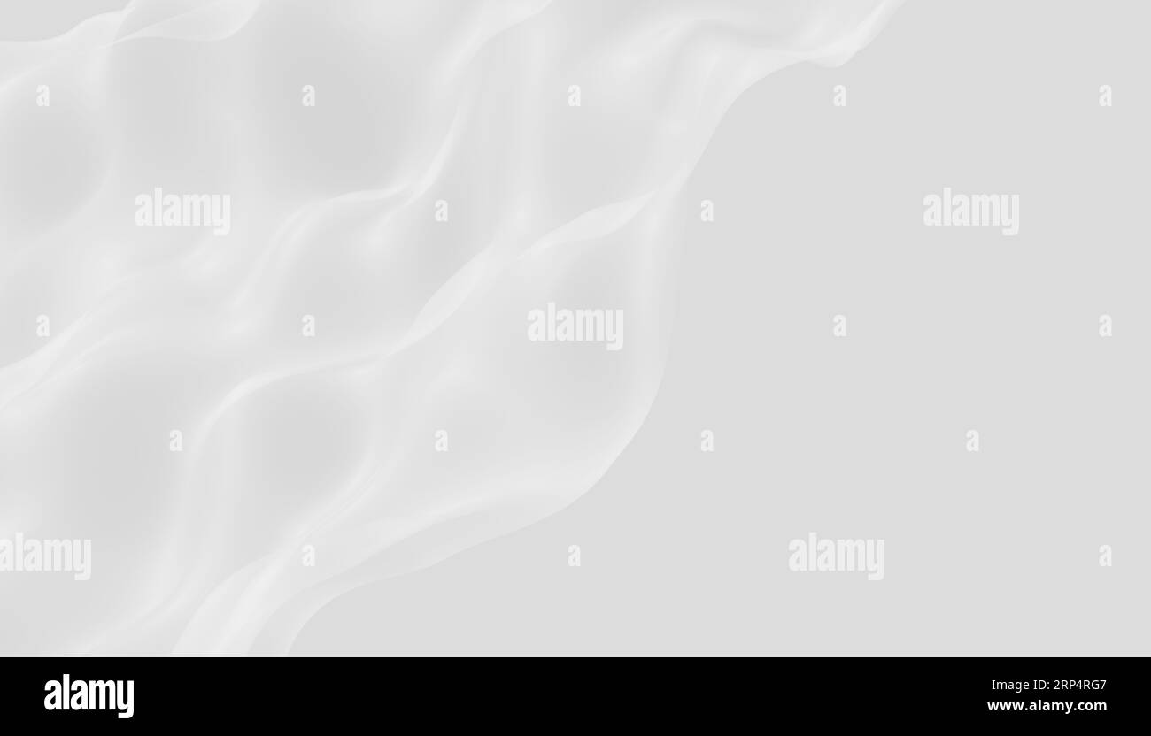 Light gray and white wave flowing modern curve luxury elegant texture with smooth and clean ...