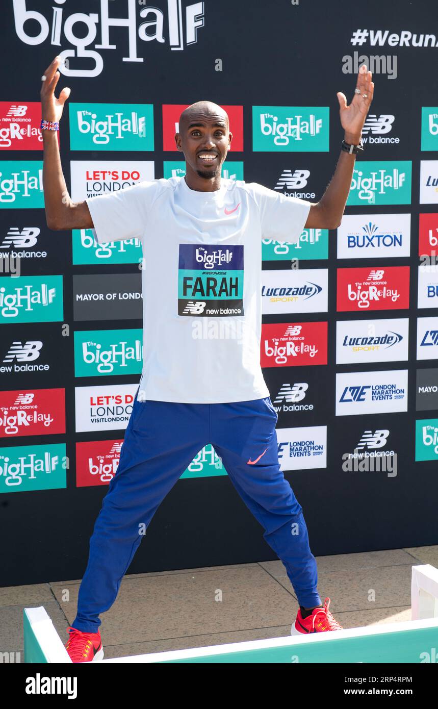 London, UK. 03rd Sep, 2023. Sir Mo Farah's last race in London, The Big ...