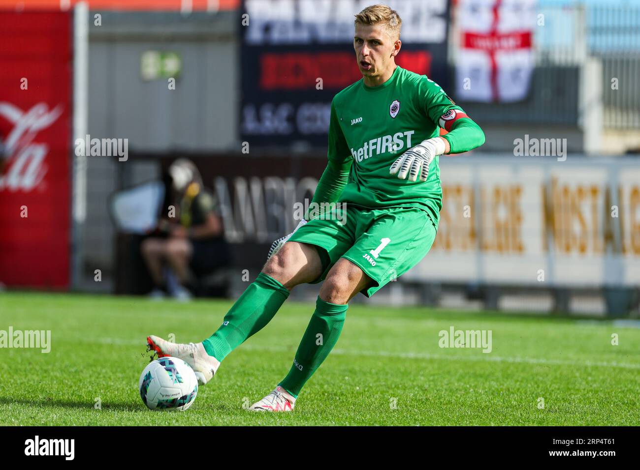 Brussels, Belgium. 03rd Sep, 2023. Antwerp's goalkeeper Jean Butez ...