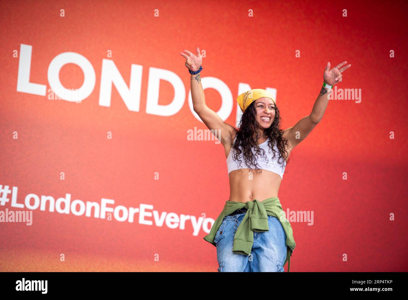 London, UK. 02nd Sep, 2023. DJ performs at the Black on the Square ...