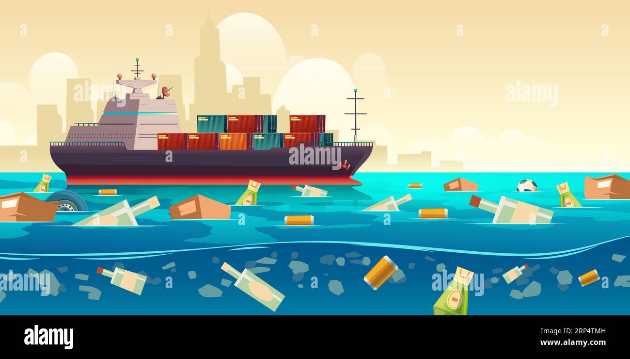 Moving water vessel Stock Vector Images - Alamy