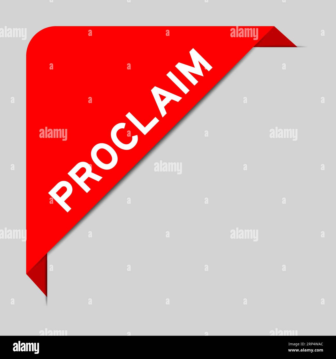 Proclamation of the word Stock Vector Images - Alamy