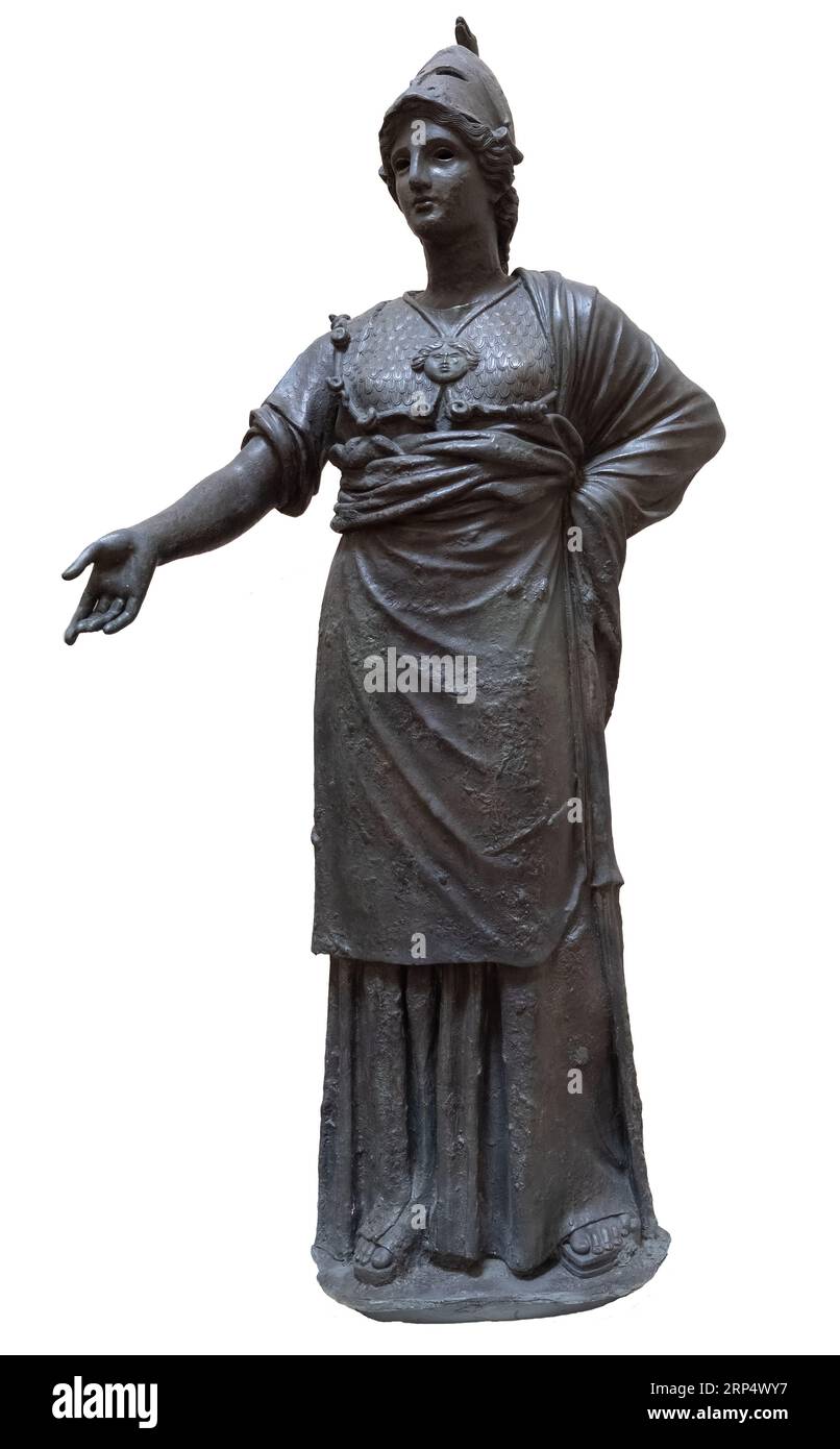 Ancient Greek Roman statue of goddess Minerva God equivalent to Greek ... Ancient Greek Roman statue of goddess Minerva God equivalent to Greek ...
