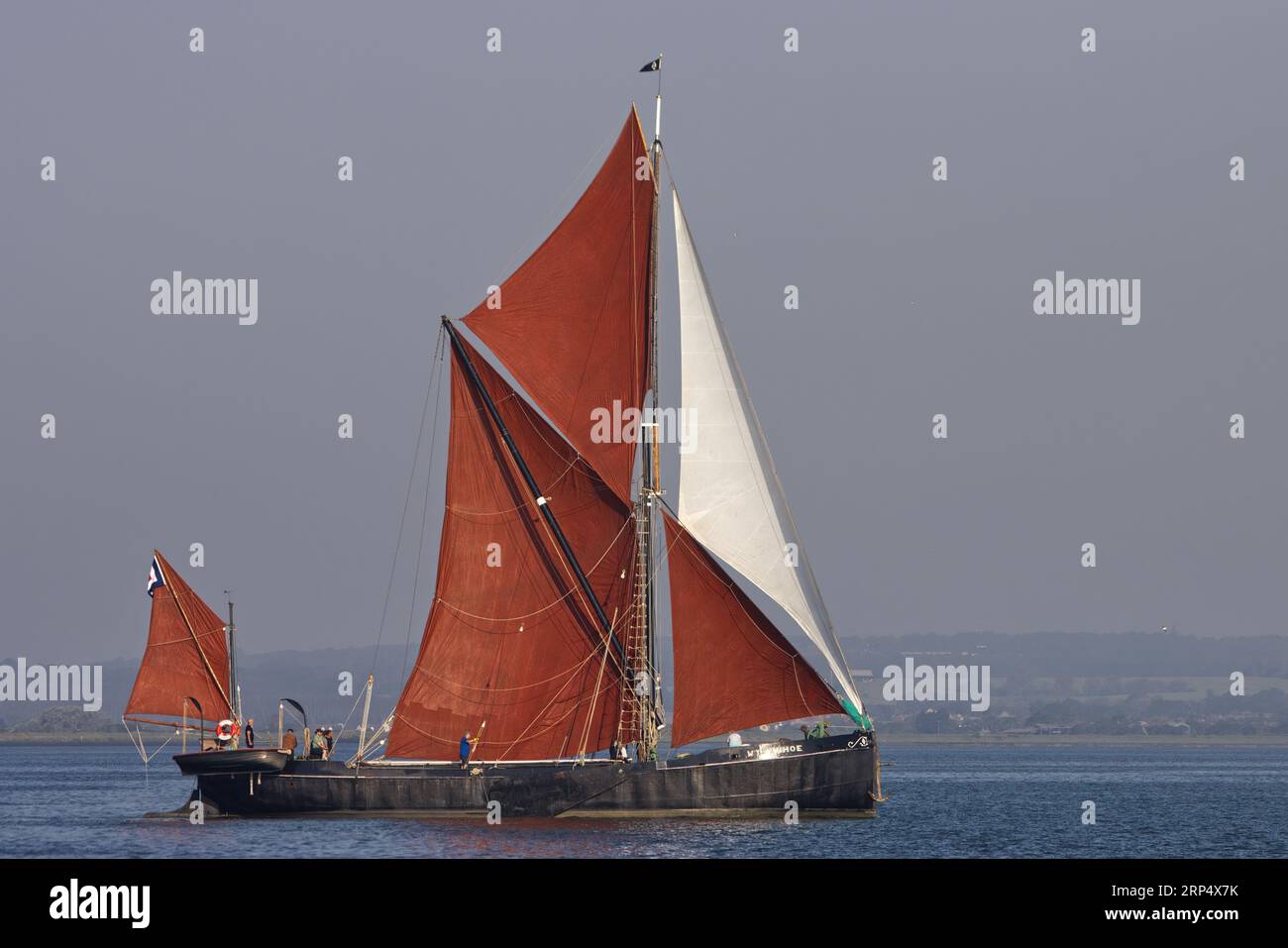Thames sailing barge, Blackwater Barge Match Stock Photo - Alamy