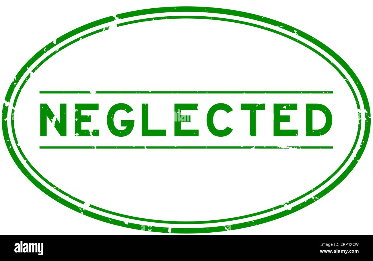 Grunge green neglected word oval rubber seal stamp on white background Stock Vector Image & Art ...