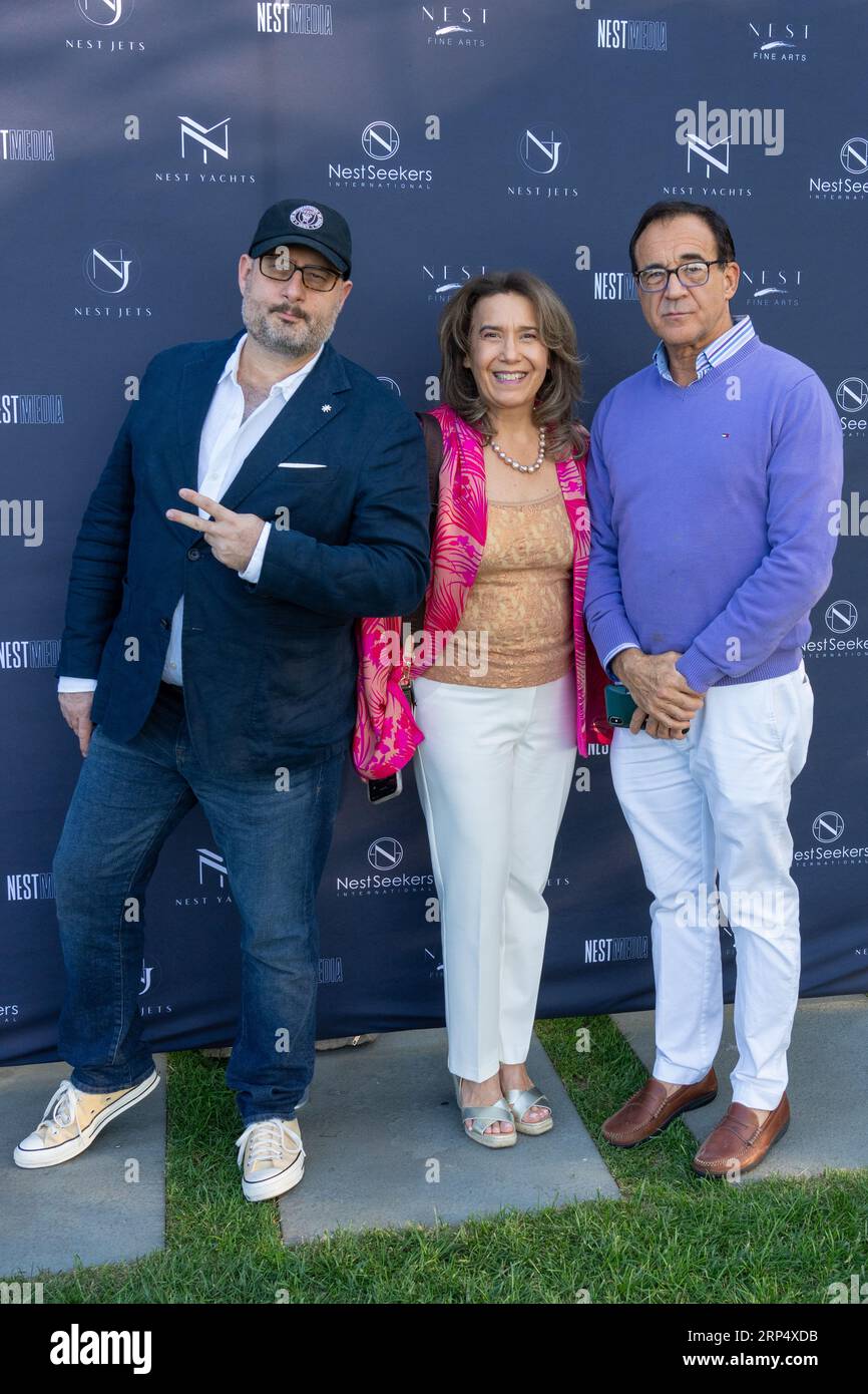 Guest, Debbie Rodriguez and James Goldman attends AMWPR & Nest Seekers ...