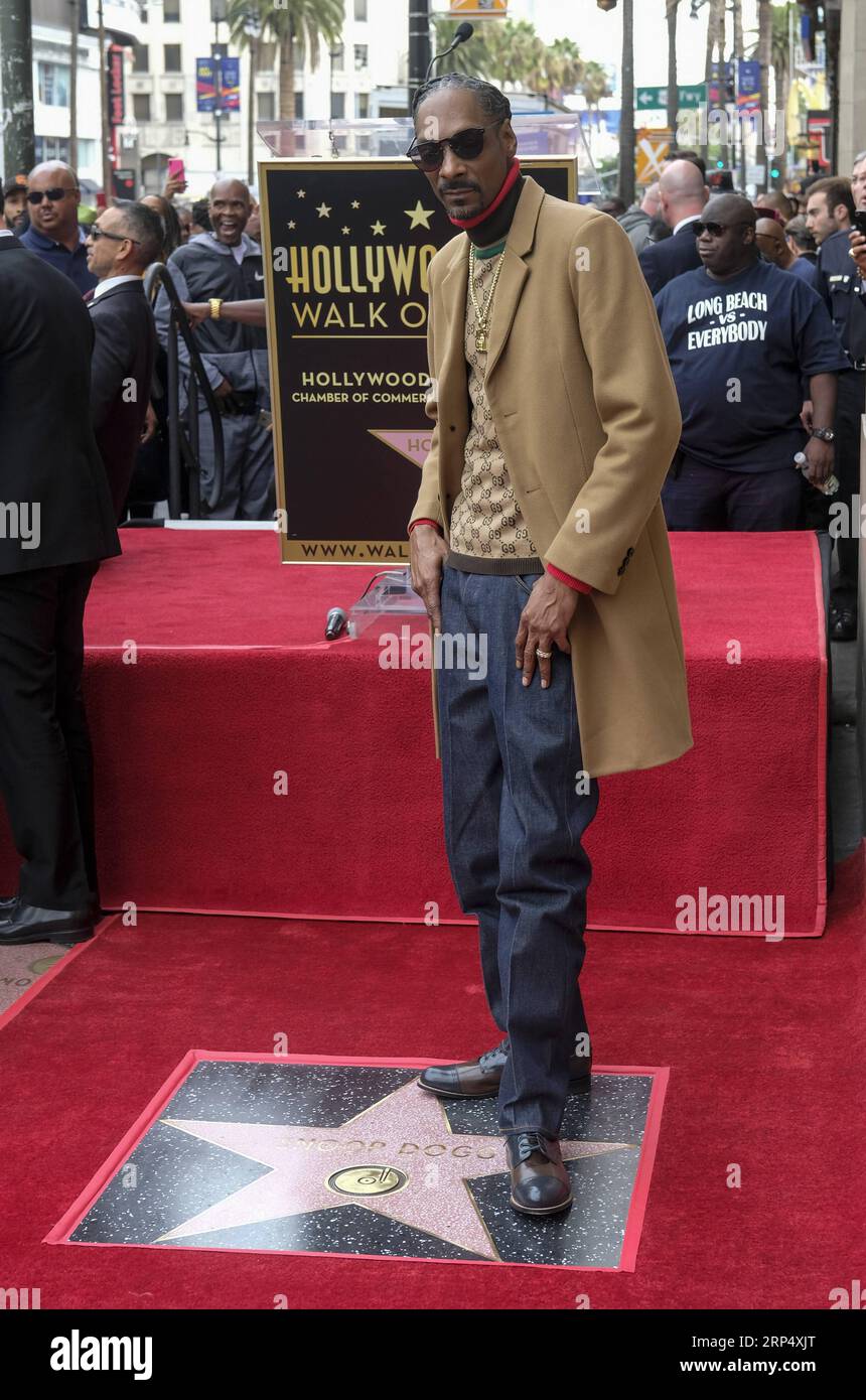 (181120) -- LOS ANGELES, Nov. 20, 2018 -- Rapper Snoop Dogg attends a ...