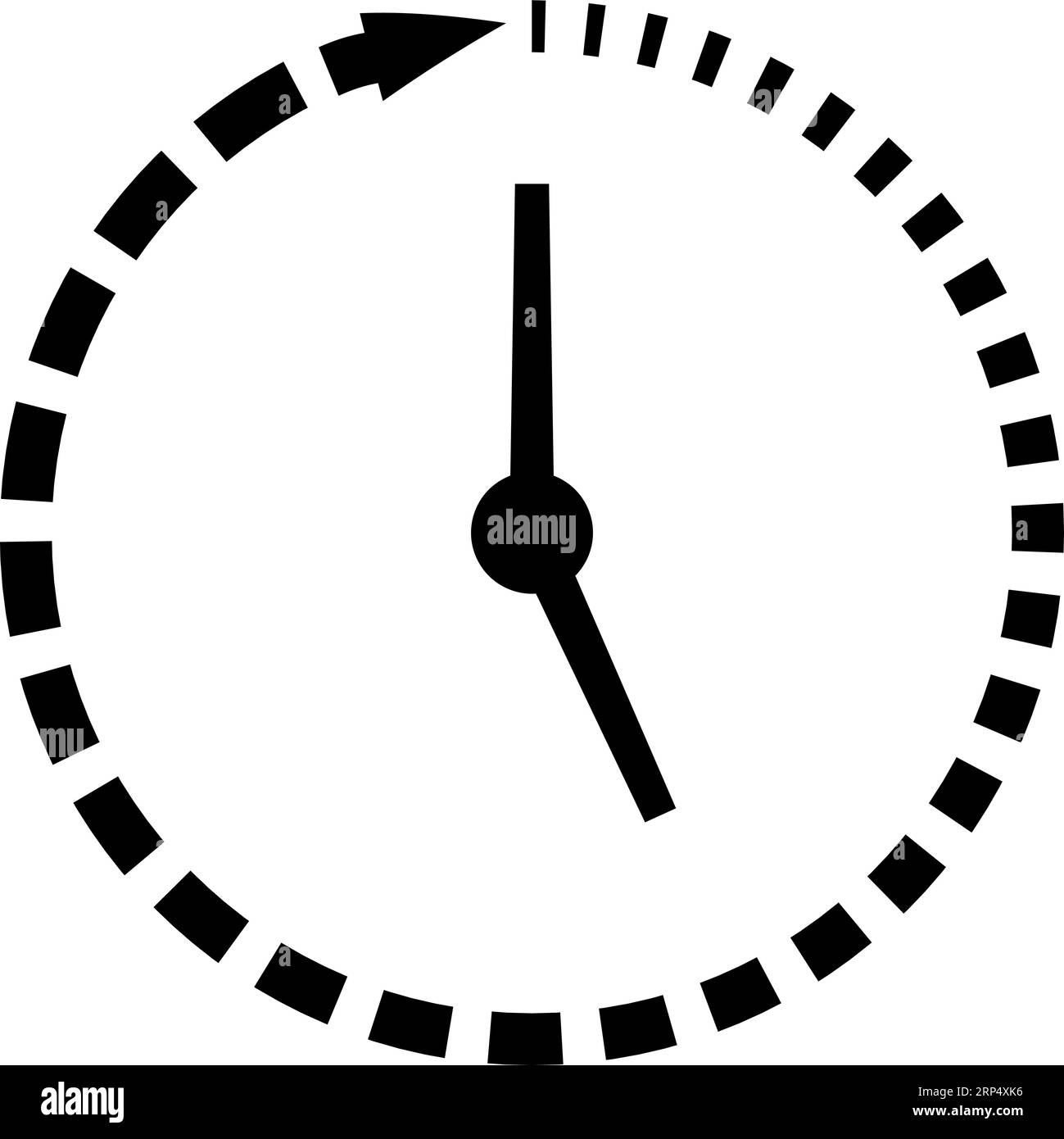 Passage time icon, clock, missing time, vector concept fast lifestyle ...