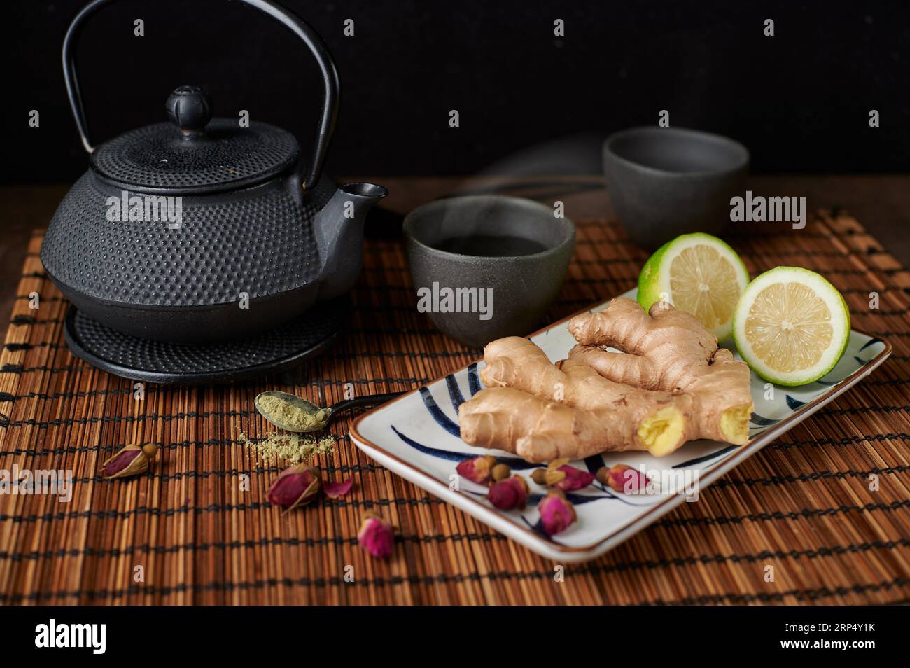 Ginger tea preparation hi-res stock photography and images - Alamy