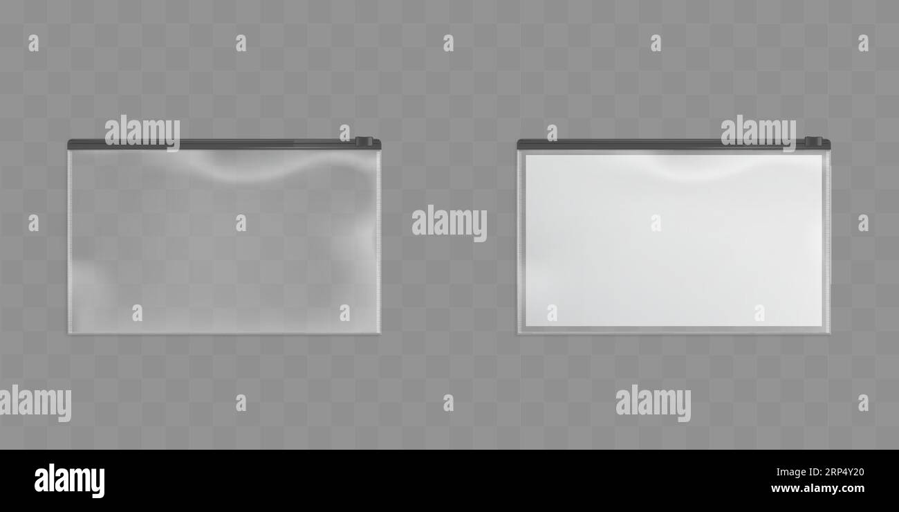 Empty ziplock bag Stock Vector Images - Alamy