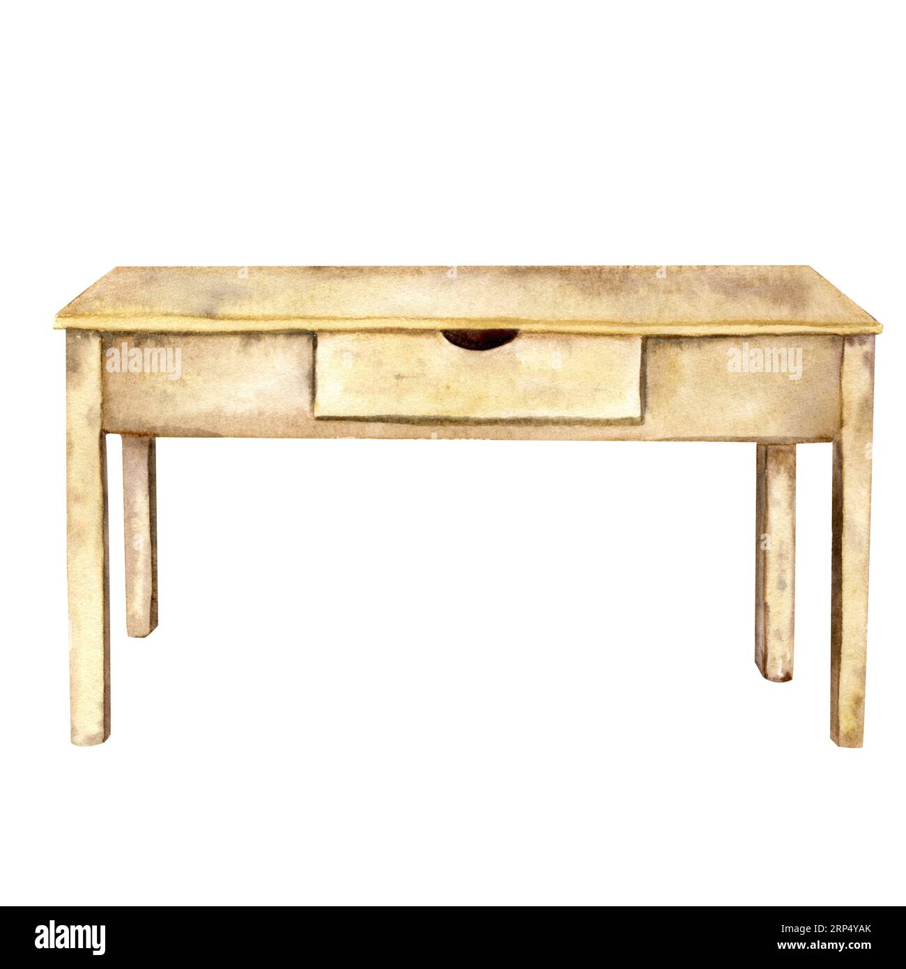 Retro art table Cut Out Stock Images & Pictures - Alamy