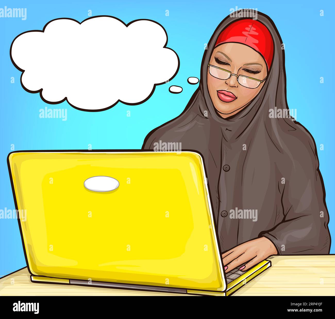 Browsing Muslim Stock Vector Images Alamy