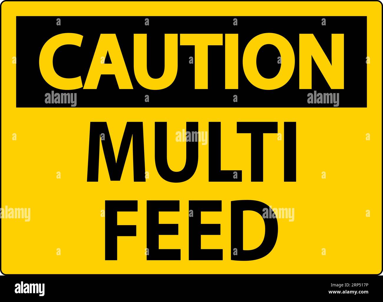 Sign forbidden to feed wild animals Stock Vector Images - Alamy