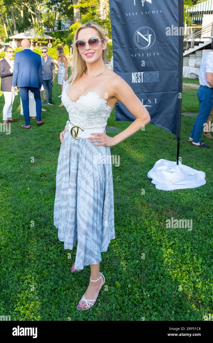 Nicole Zheng attends AMWPR & Nest Seekers Sunset Souree at The Pridwin ...