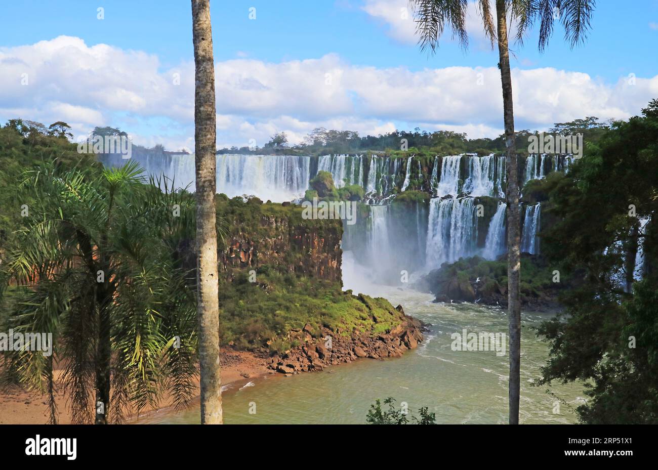 Salto San Martin of Iguazu Falls, amazing UNESCO World Heritage Site in ...