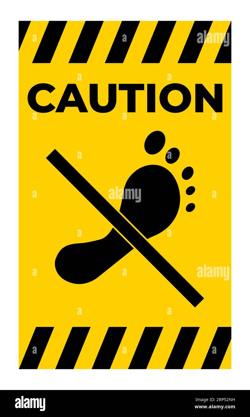 Danger restricted area signage Cut Out Stock Images & Pictures - Alamy