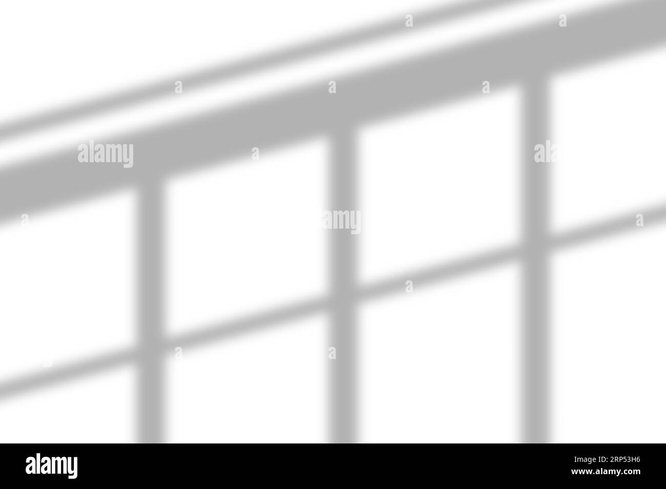 Realistic shadow overlay effect of room window pane Stock Photo - Alamy