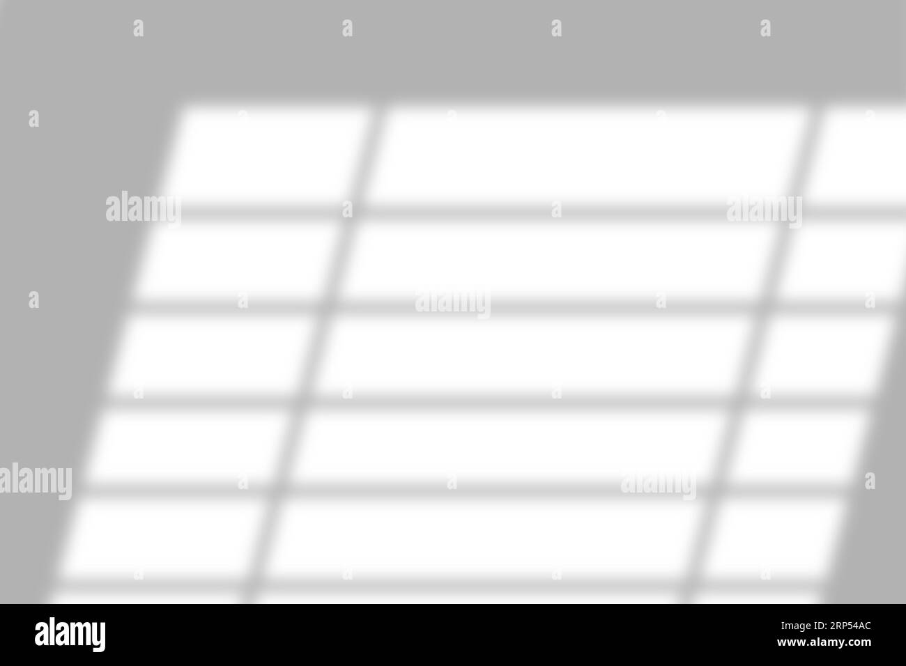 Realistic window light and shadow. Shadow overlay effect. Long shadow ...