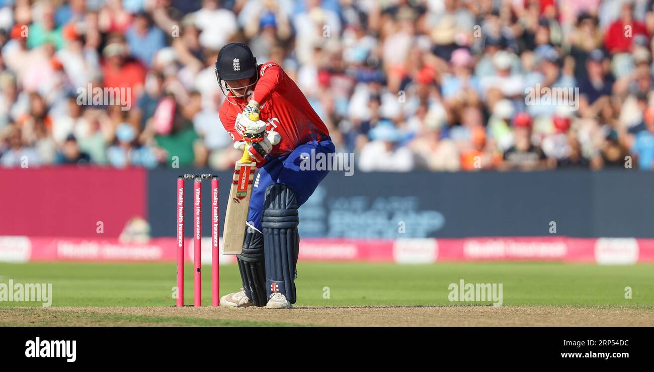Birmingham, UK. 03rd Sep, 2023. England's Harry Brook in action with ...