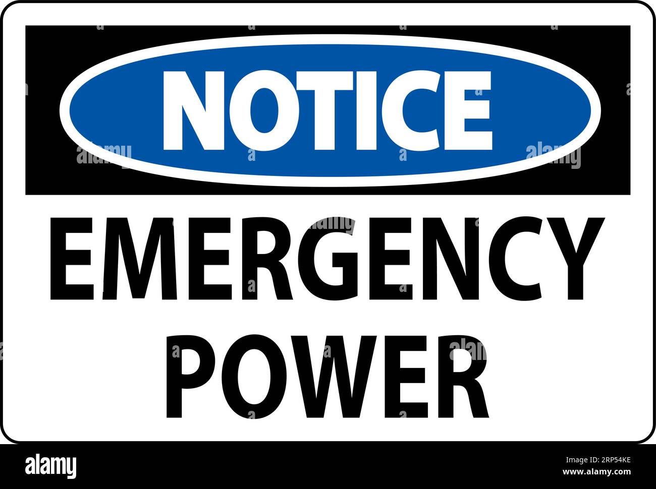 Emergency notice Stock Vector Images - Alamy